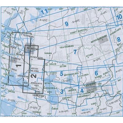 IFR Paper Chart Services.ZEAL01.EA(H/L) 1/2.Enroute Chart | Pilot Shop