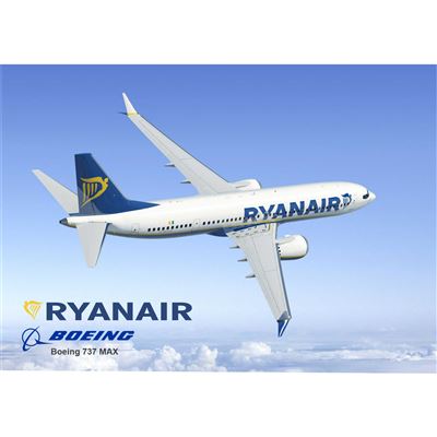 Poster RYANAIR Boeing 737 Max | Pilot Shop